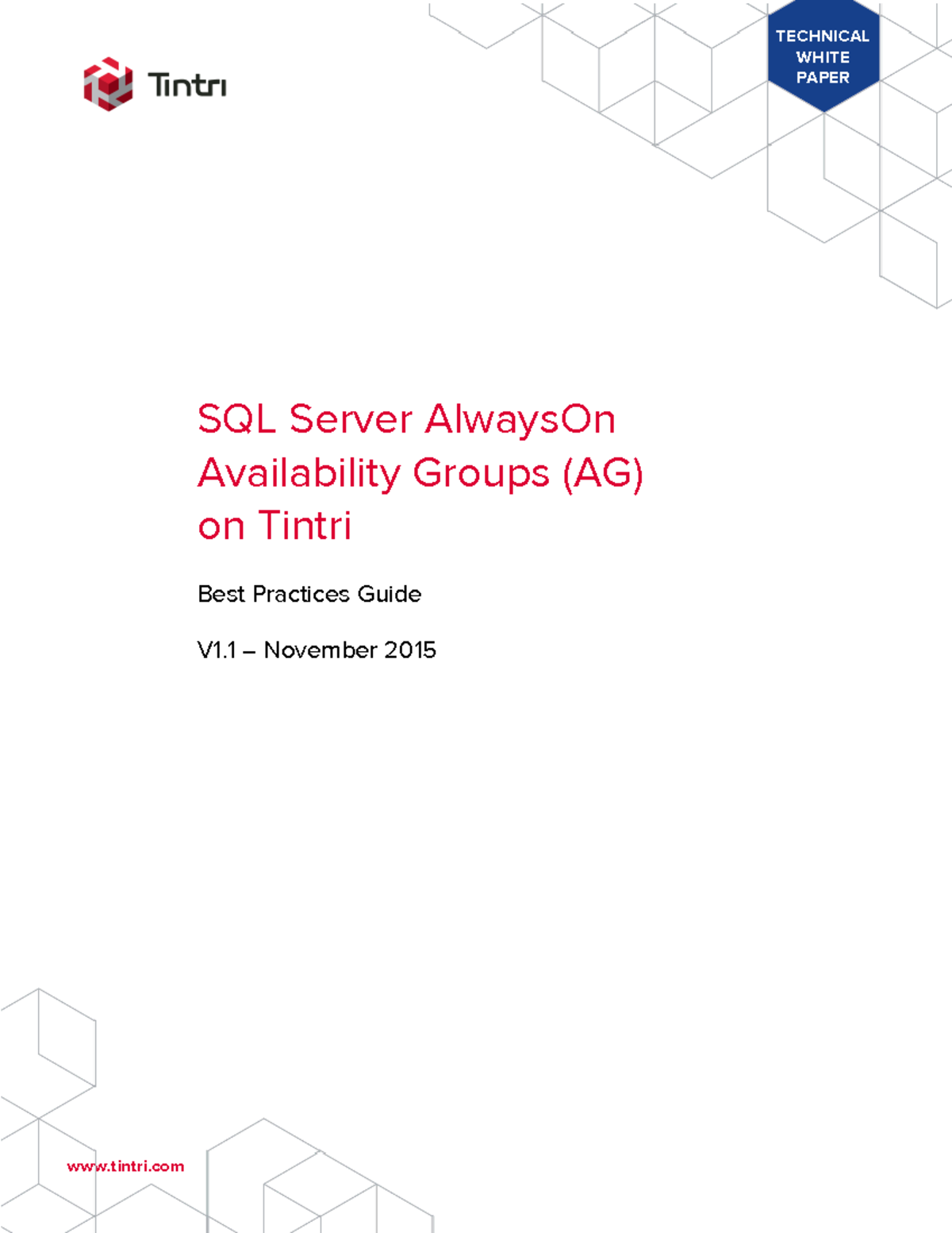 SQL Always On Avail Grps VMware-2015 1124 - TECHNICAL WHITE PAPER SQL ...
