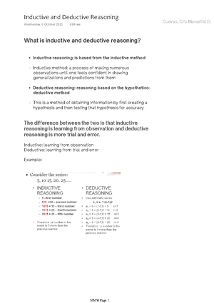 Introduction to Statistics - UPHSD - Studocu