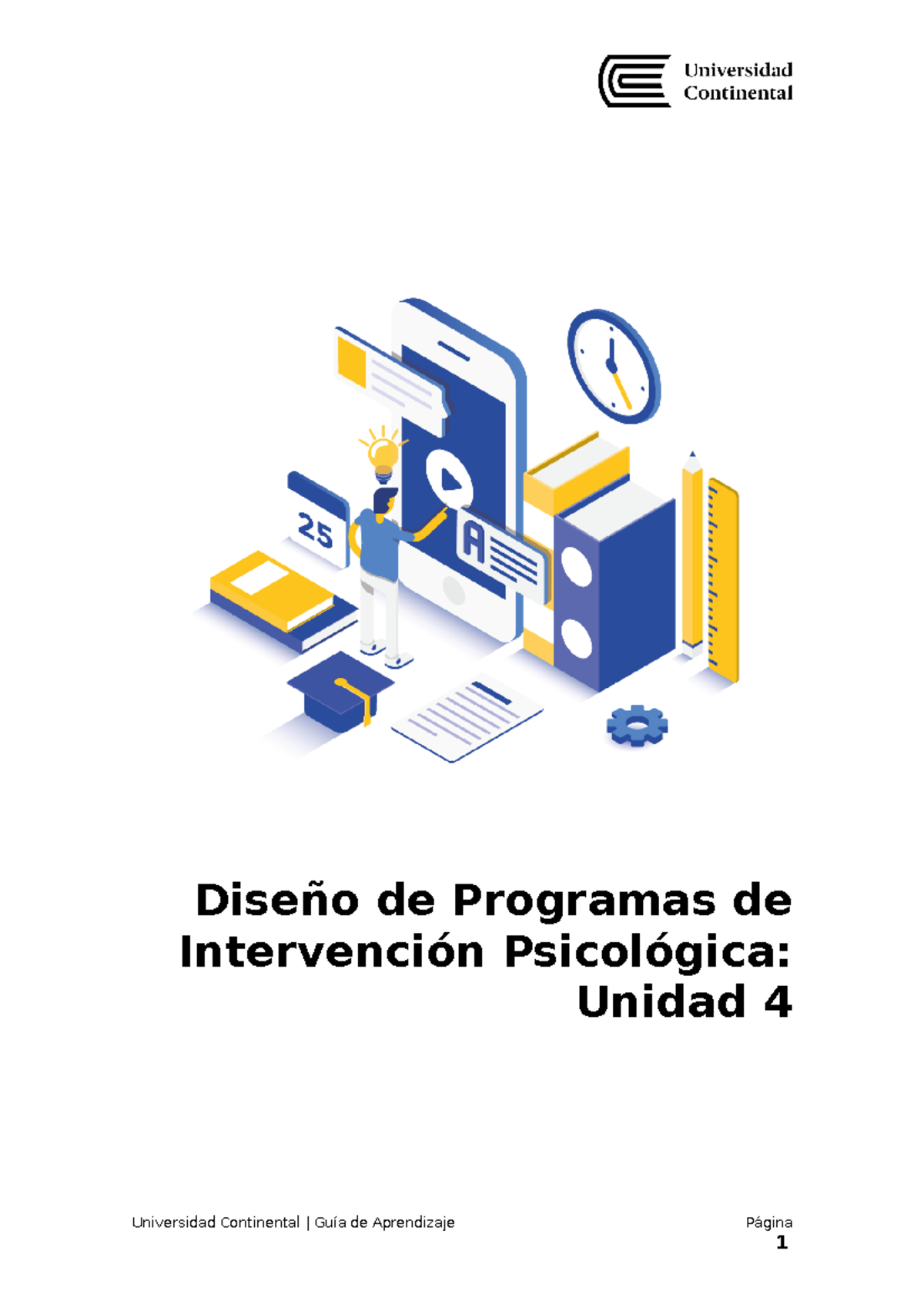 GUÍA DE Aprendizaje Unidad 4 - Diseño DE Programas DE Intervención ...