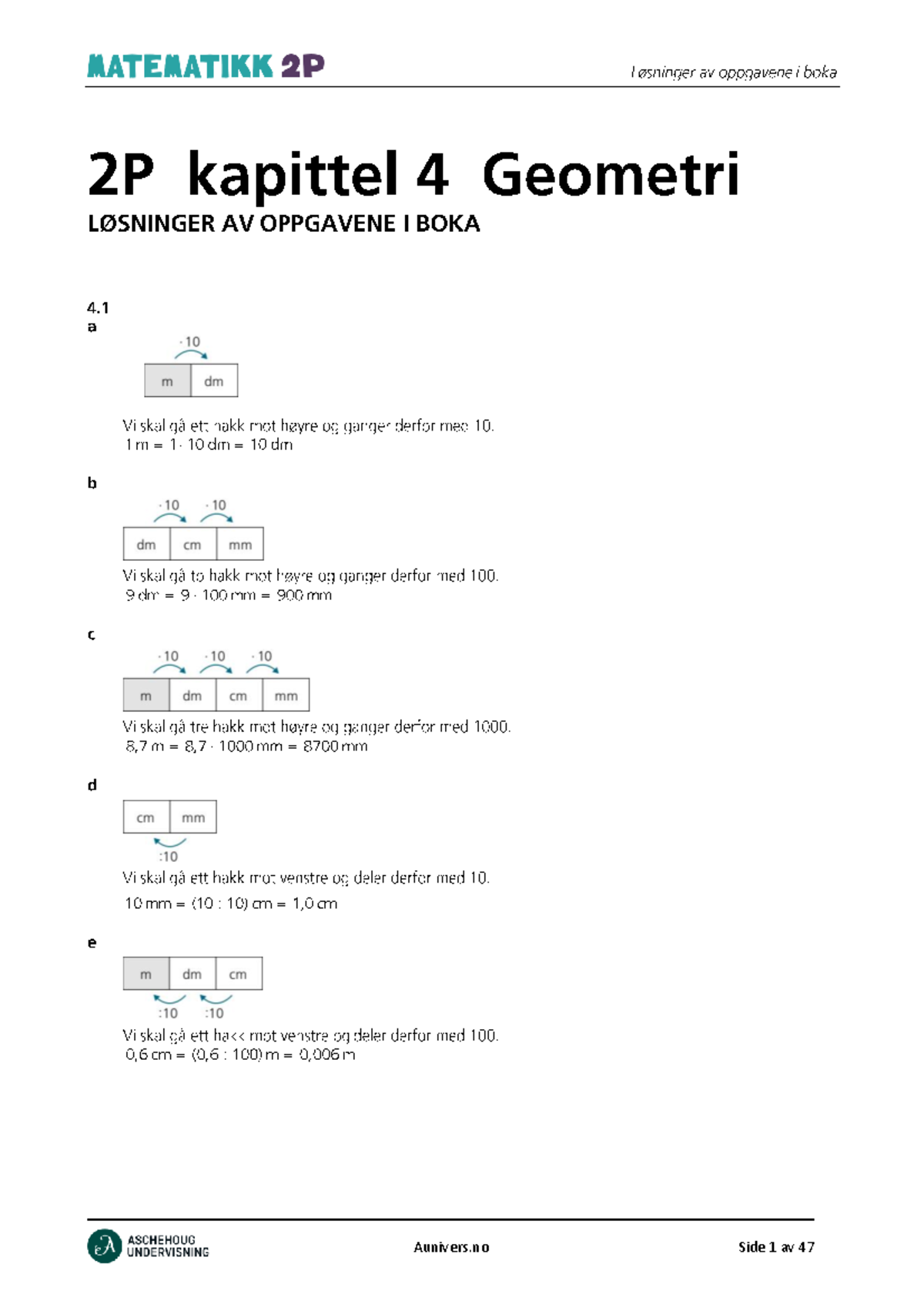 Fullstendig løsning 2P kap. 4 - = = = = = = = = = = = = = = = = = = = = = = = = = = = = - Studocu