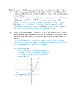 [Solved] Task 1 Interpret the following graph in detail i Identify the - College Algebra and ...