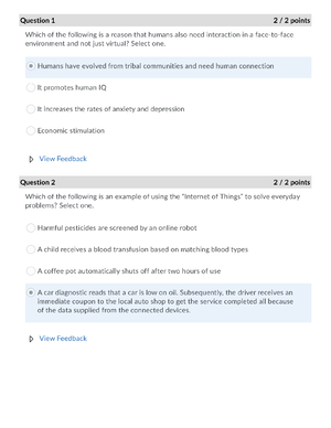 1-3 Knowledge Check IT 226 - 1-3 Knowledge Check: Module One Attempt ...