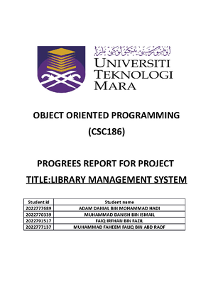 Self reflection MGT162 - UNIVERSITI TEKNOLOGI MARA CAWANGAN PERAK ...