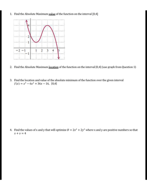 Business Calculus Test 1 (MA 1613) - MA 1613 - Mississippi State - Studocu