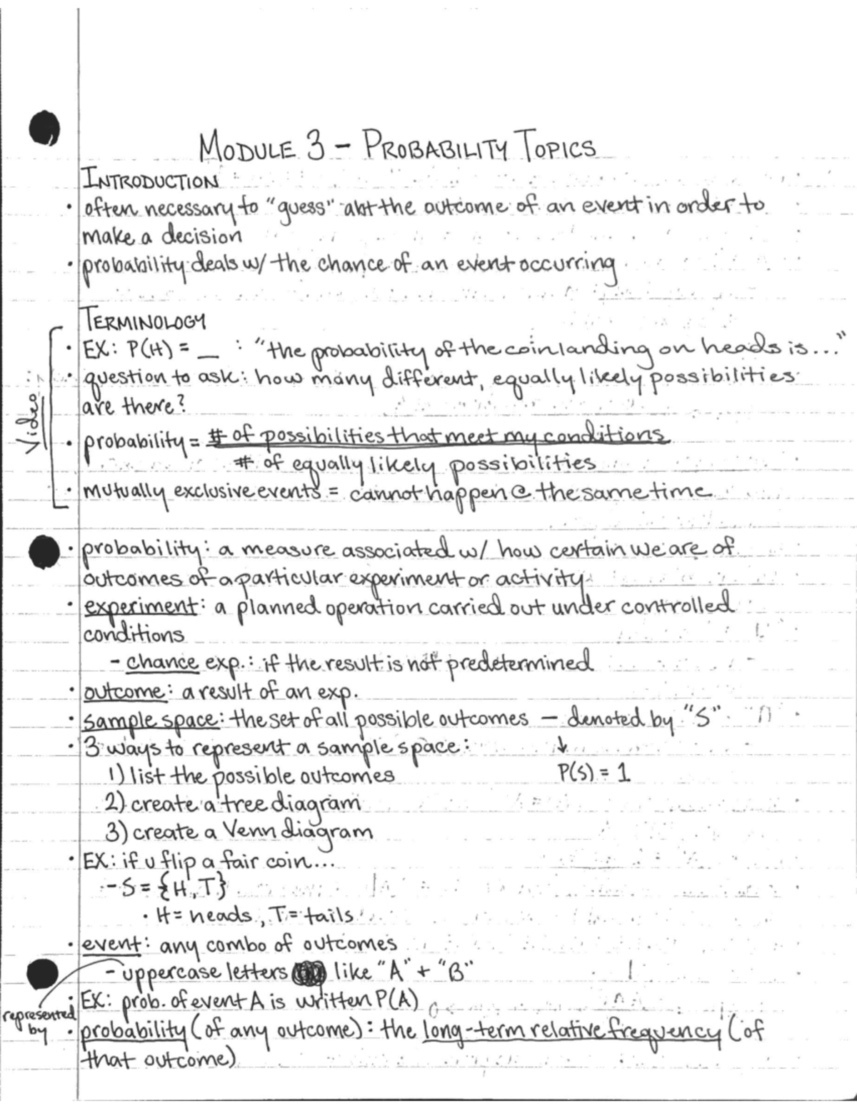 Module 3 Probability Topics Econ1500 Studocu
