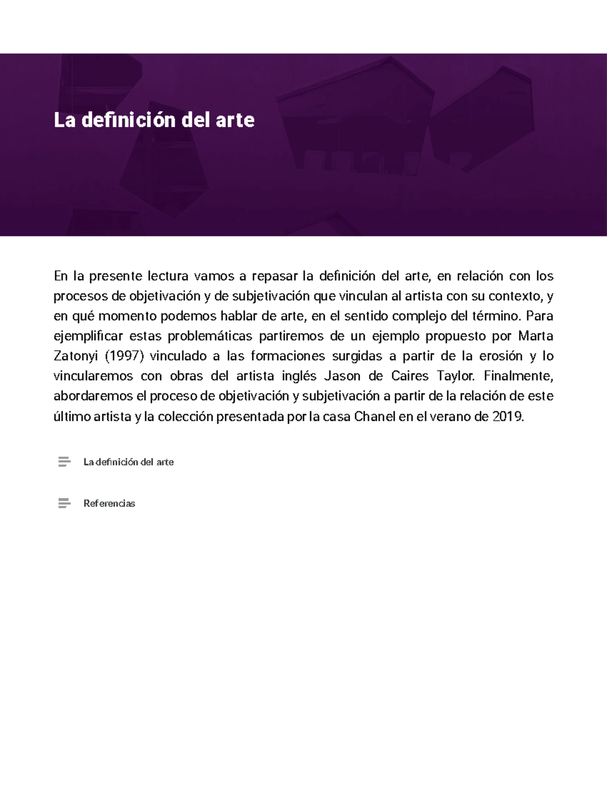 Módulo 2 - Lectura 1 - En la presente lectura vamos a repasar la ...