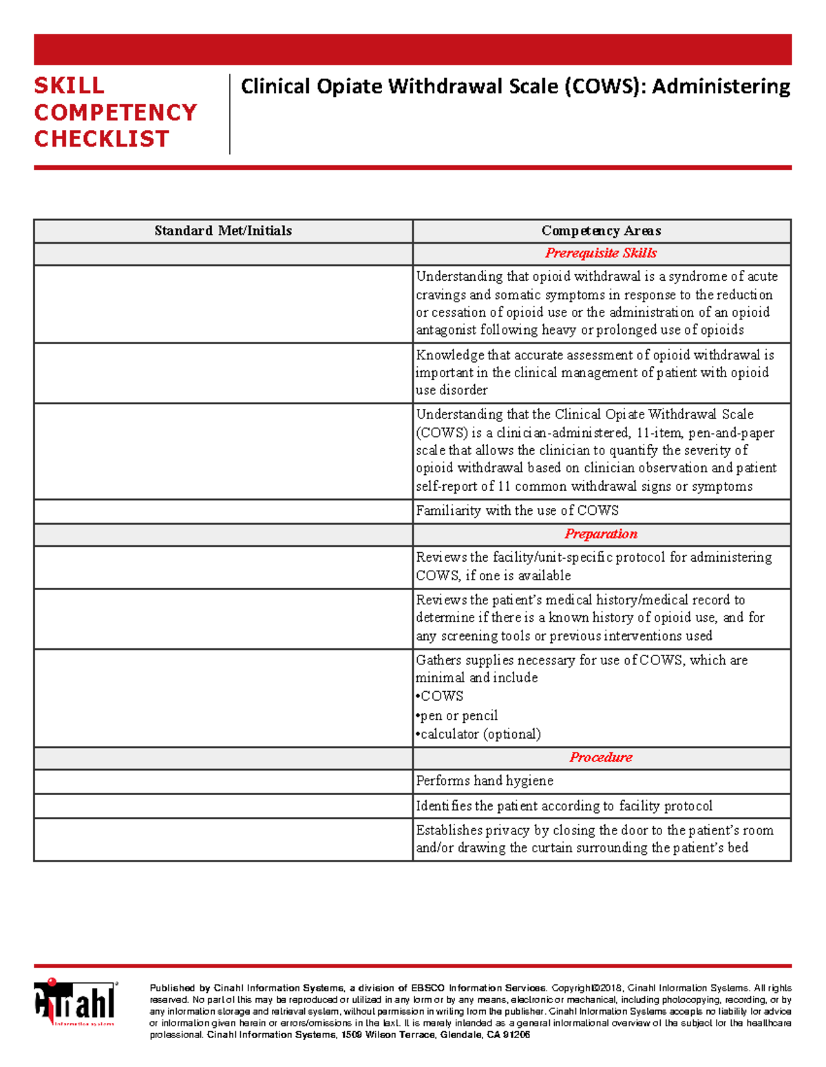 6-Competency COWS checklist - Published by Cinahl Information Systems ...