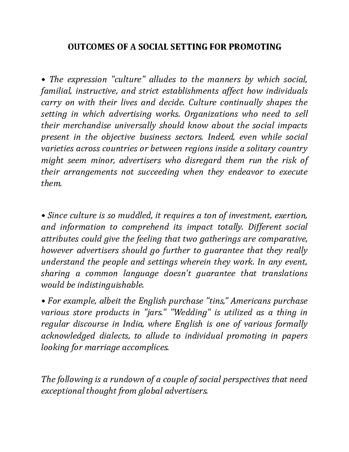 Models FOR Counsel Utilized BY Experts TO Investigate Clients ...