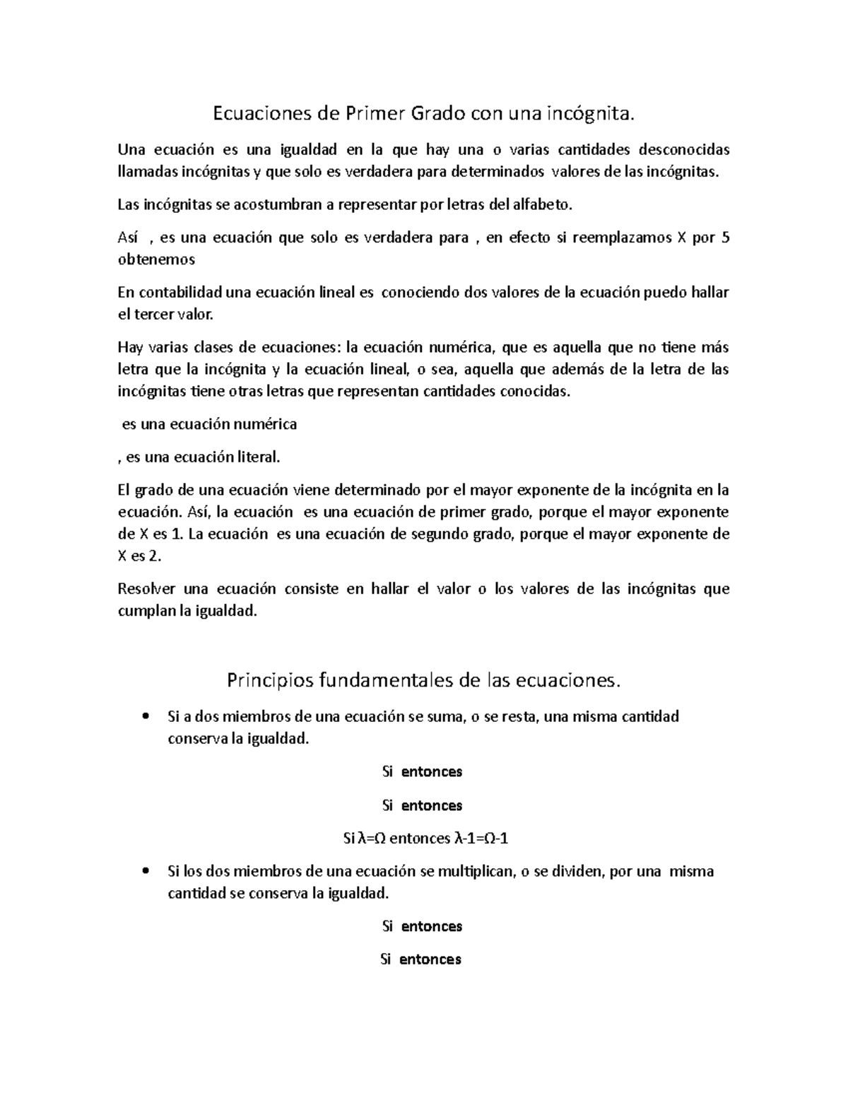 02 Programa De Matematica Para Contabilidad Ecuaciones Lineales 1
