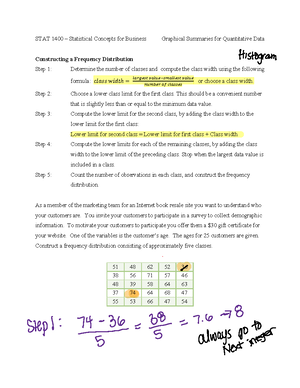 Lab 1 - Introduction to Excel and Surveys - Ahmed Abdikadir - STAT 1400 Name: Ahmed Abdikadir ...