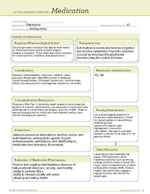 Lamotrigine ATI Medication for ATI template - ACTIVE LEARNING TEMPLATES ...