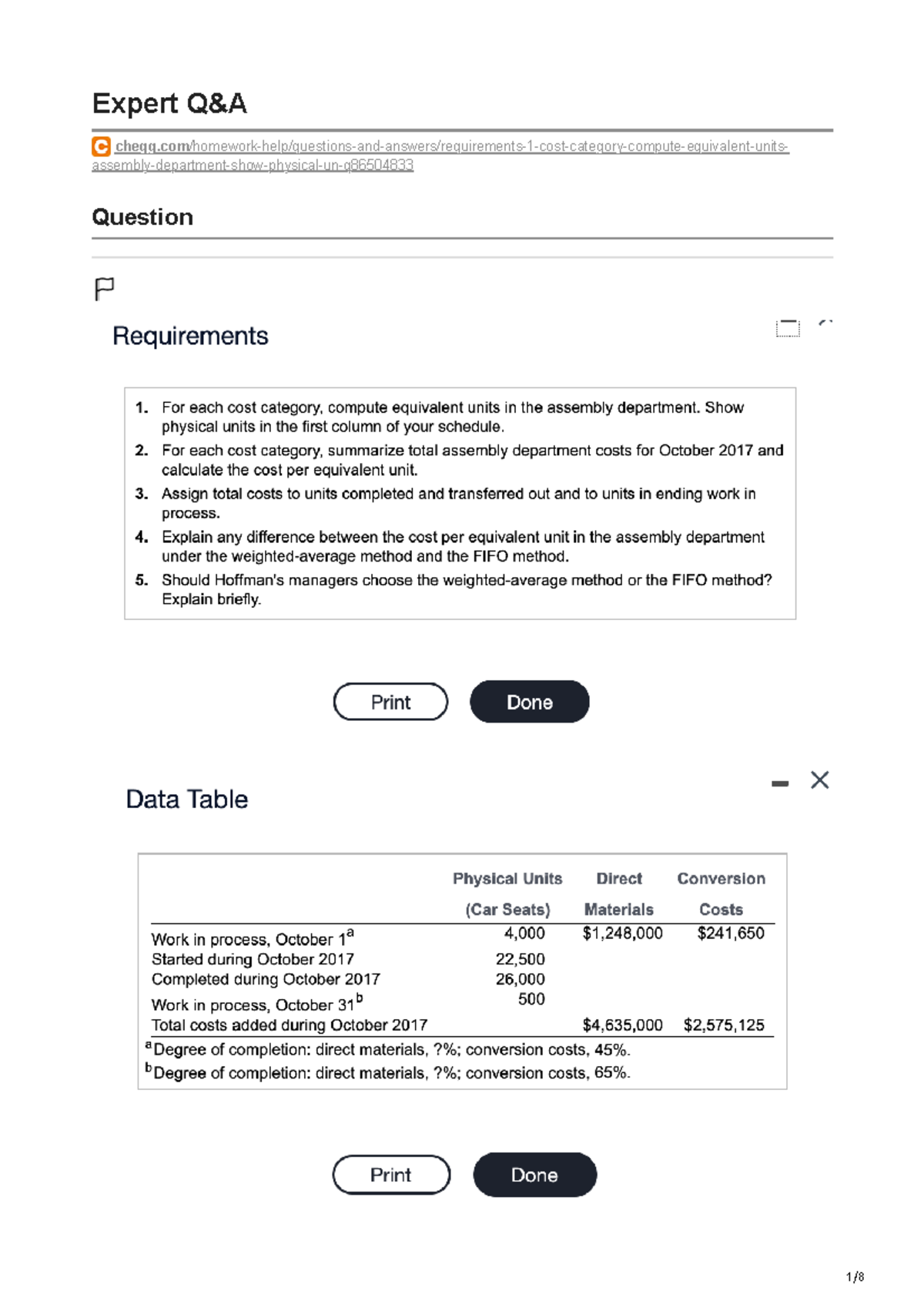 Chegg.com-Expert Qamp A - Expert Q&A - Studocu
