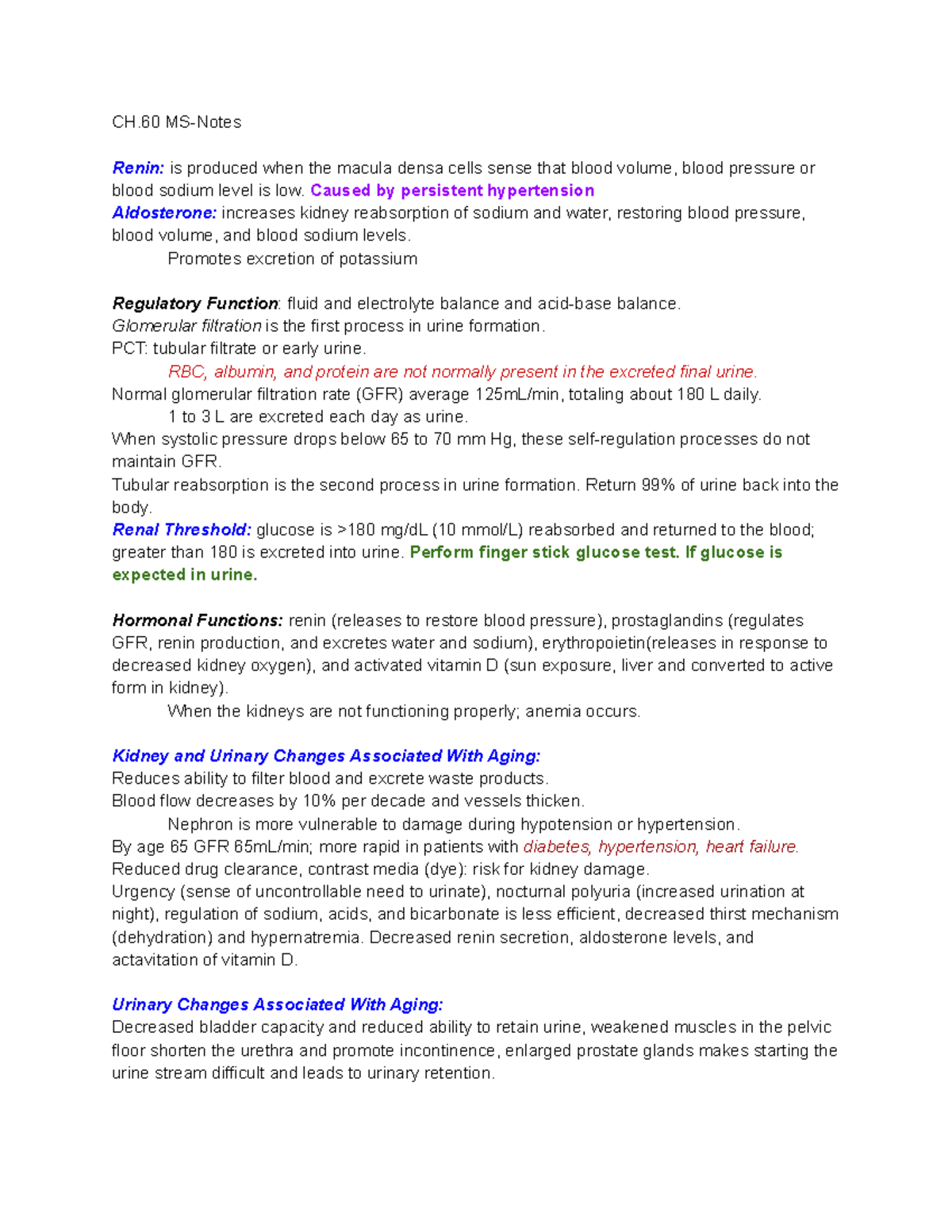 Ch.60 MS Notes - Study materials for chapter 60 med-surg 10th edition ...