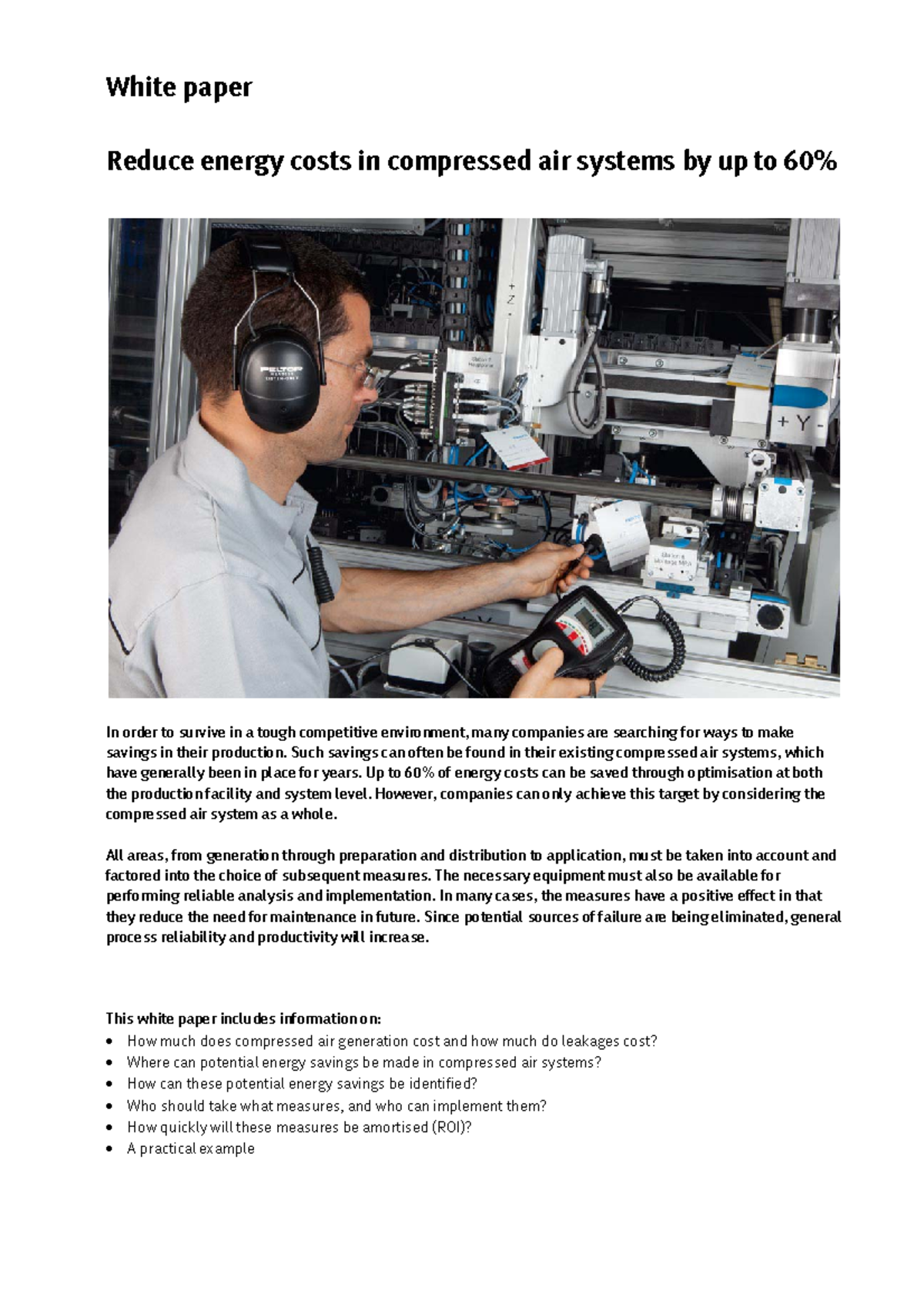 White Paper Energy Saving Services EN - White paper Reduce energy costs ...