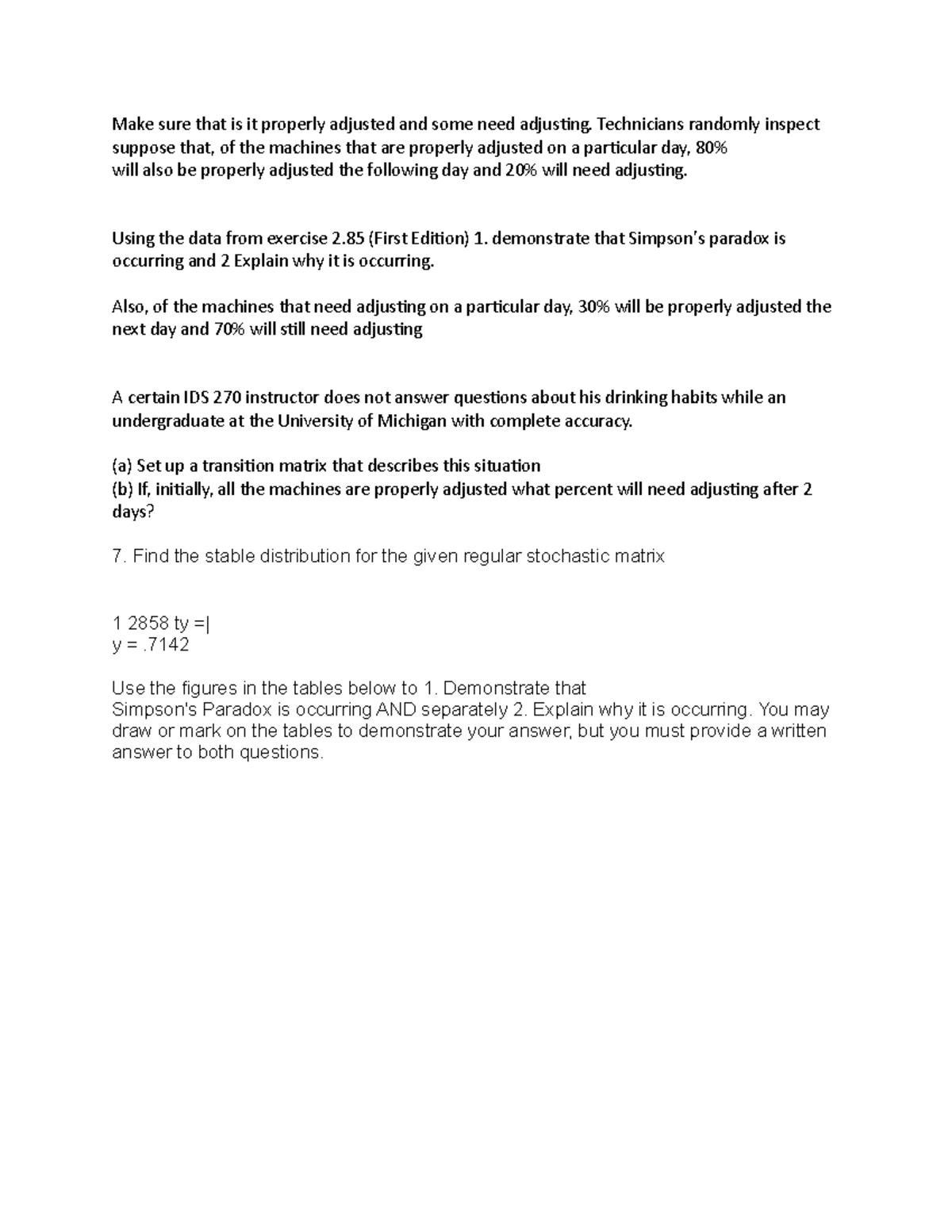 Math Problem Practice For The Course Make Sure That Is It Properly
