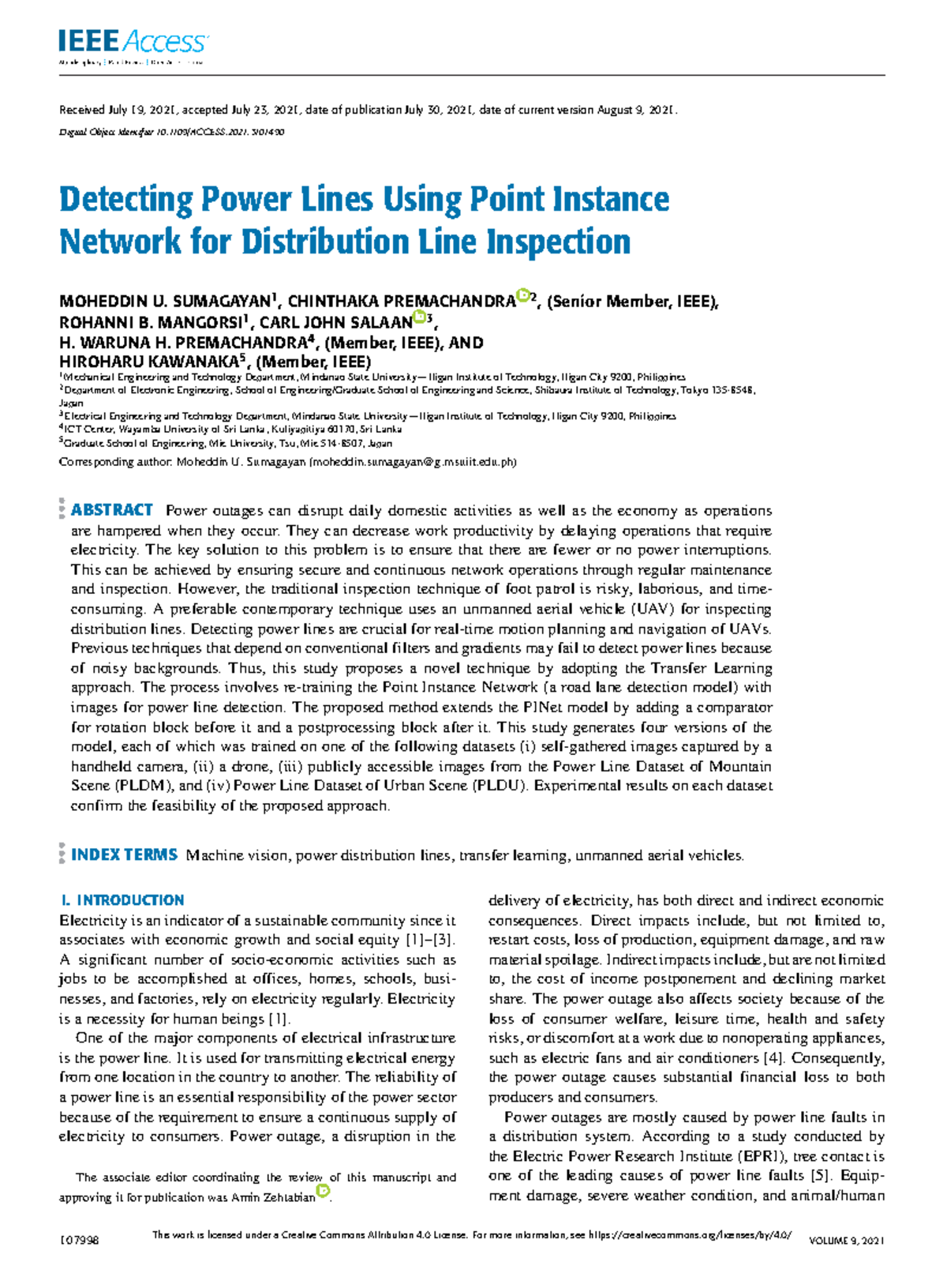 Detecting Power Lines Using Point Instance Network for Distribution Line Inspection - Studocu