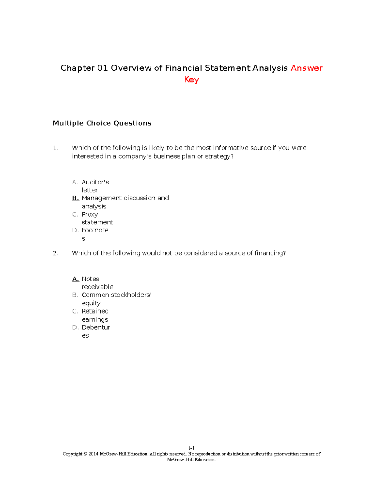 Chap001 copy - lecture notes - Chapter 01 Overview of Financial ...