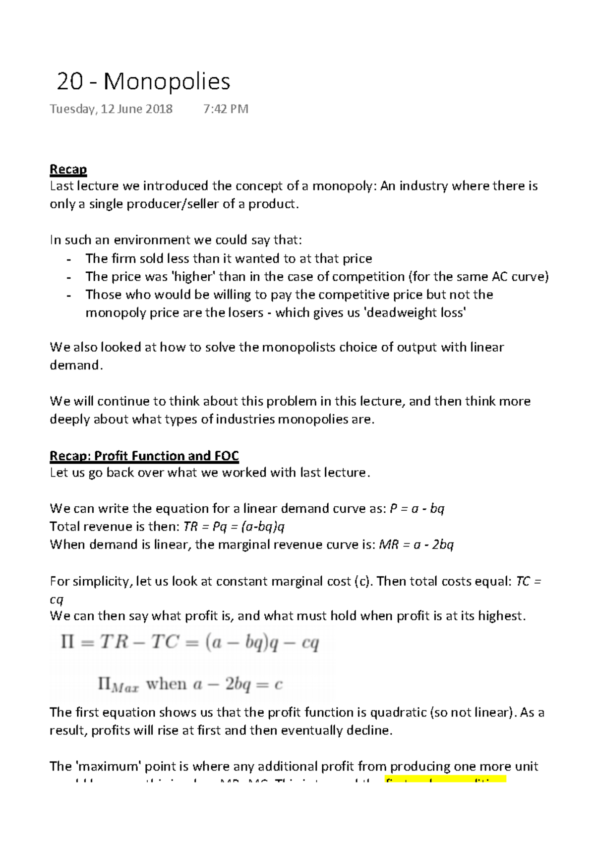 Econ130 Lecture 20 Warning Tt Undefined Function 32 Recap Last Lecture We Introduced The