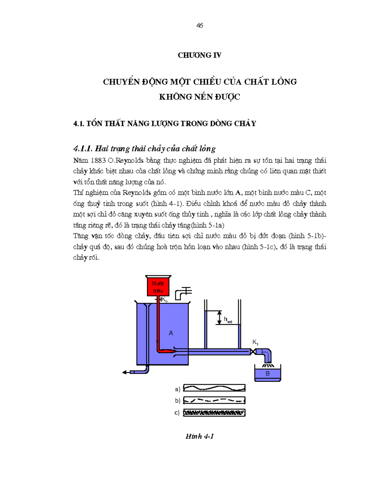 19795 - Tài liệu học tập - Ch−¬ng IV ChuyÓn ®éng mét chiÒu cña chÊt láng kh«ng nÐn ®−îc - Studocu