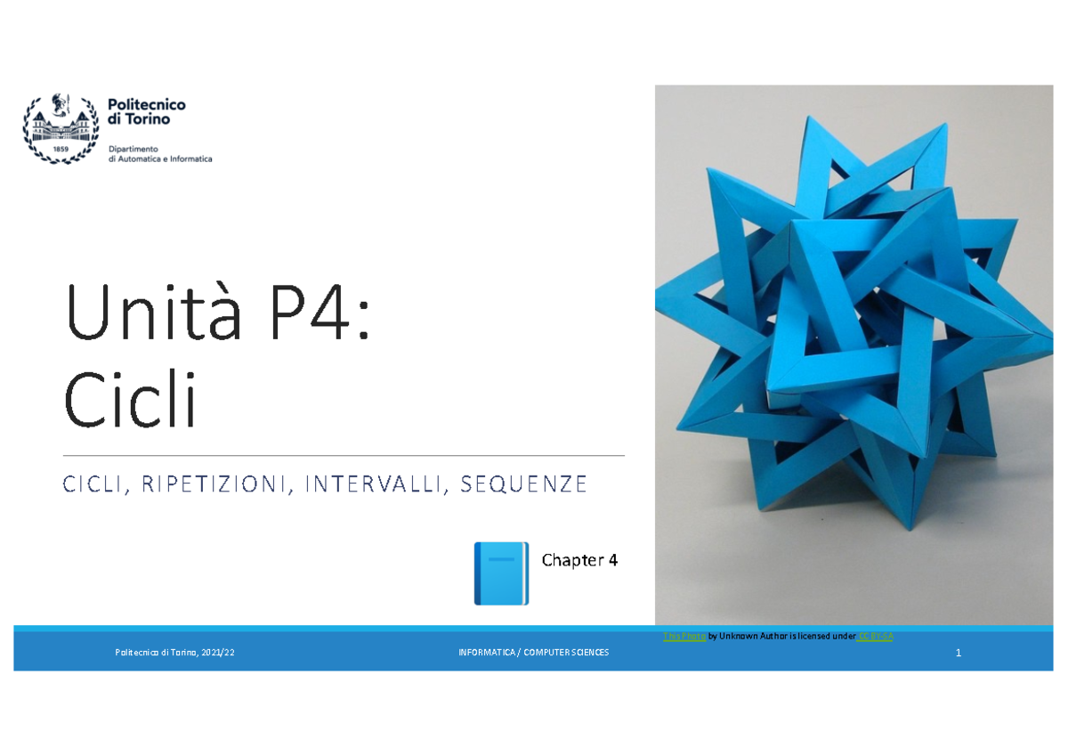 Unita' P4 - Cicli (LINGUAGGIO PYTHON) - Unità P4: Cicli CICLI ...