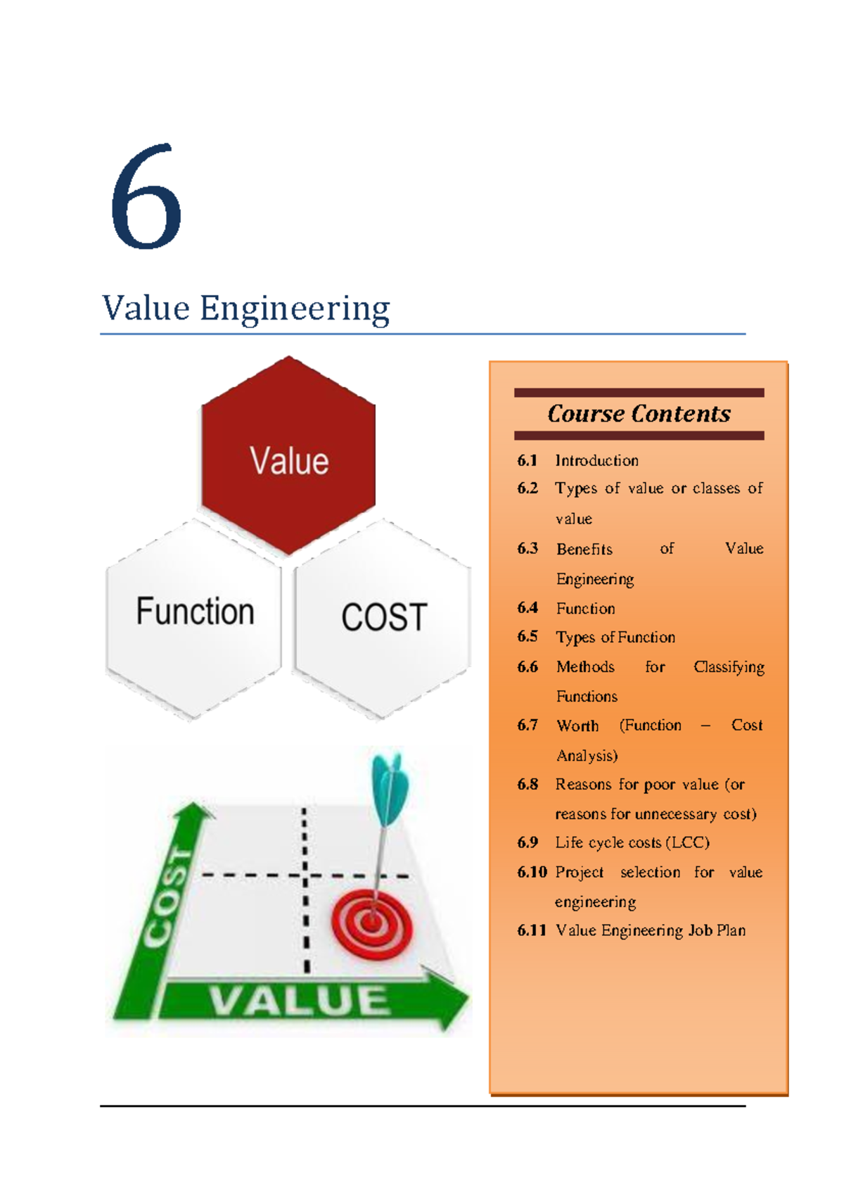 2181913 Product Design and Value Engineering-Notes PDF-Unit-6 - 6 Value ...