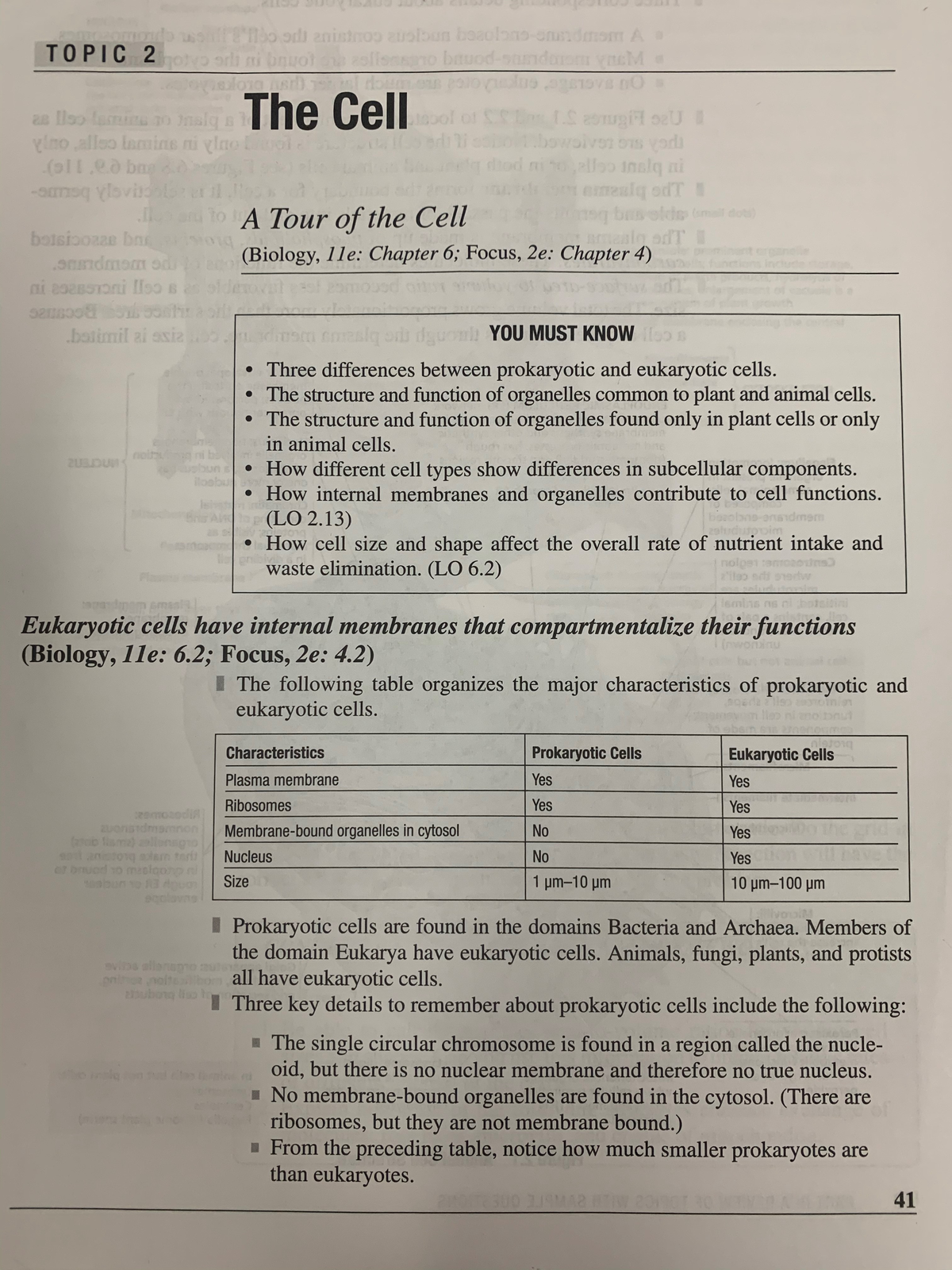 Layla Allen - The Cell Review - TOPIC 2 The Cell A Tour of the Cell ...