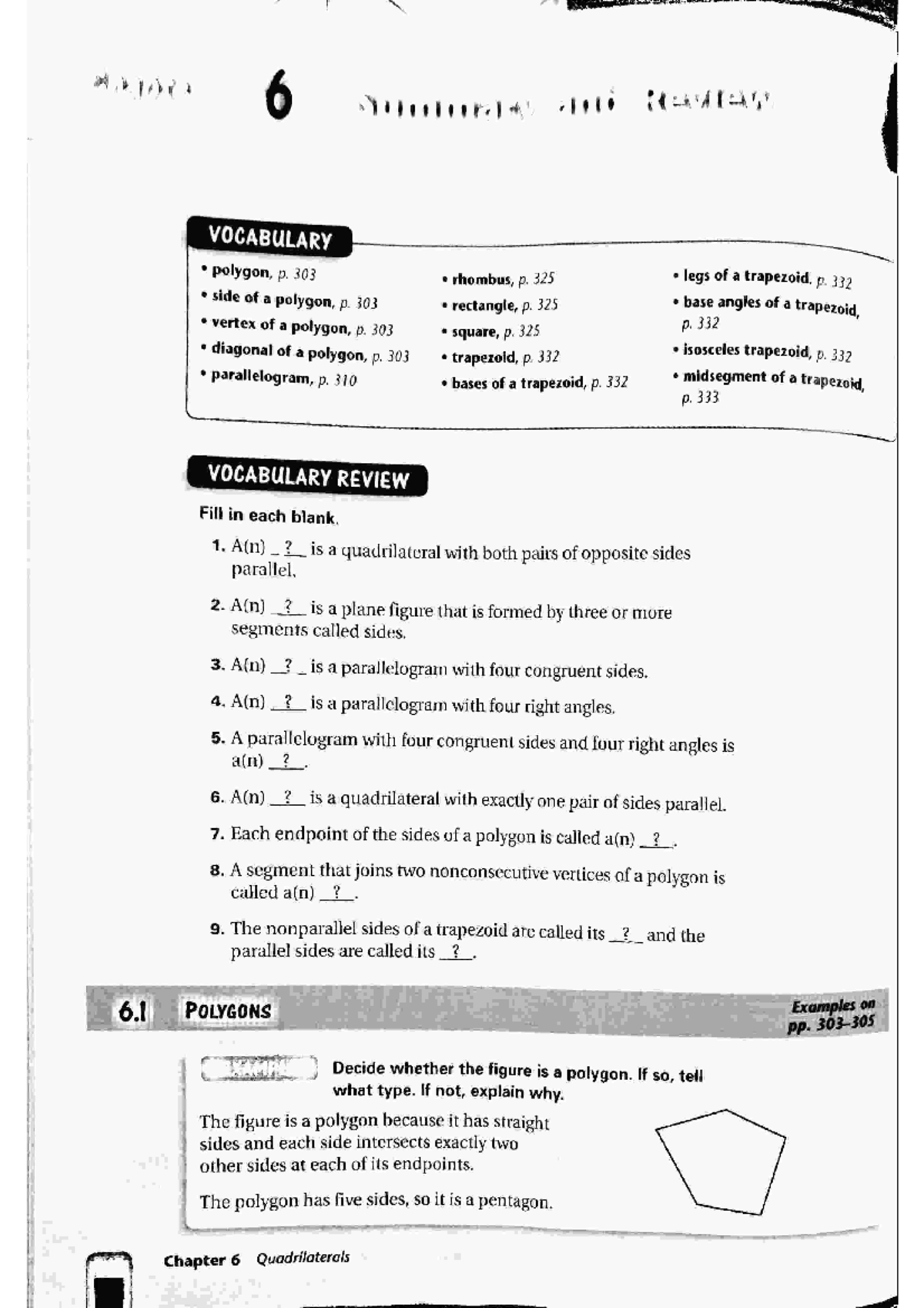 Quadrilaterals Practice Mat 335 Studocu