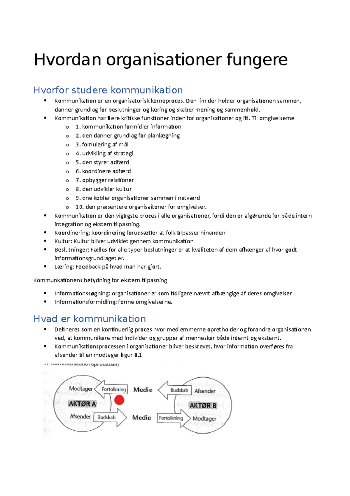 Hvordan organisationer fungere - Hvordan organisationer fungere Hvorfor ...