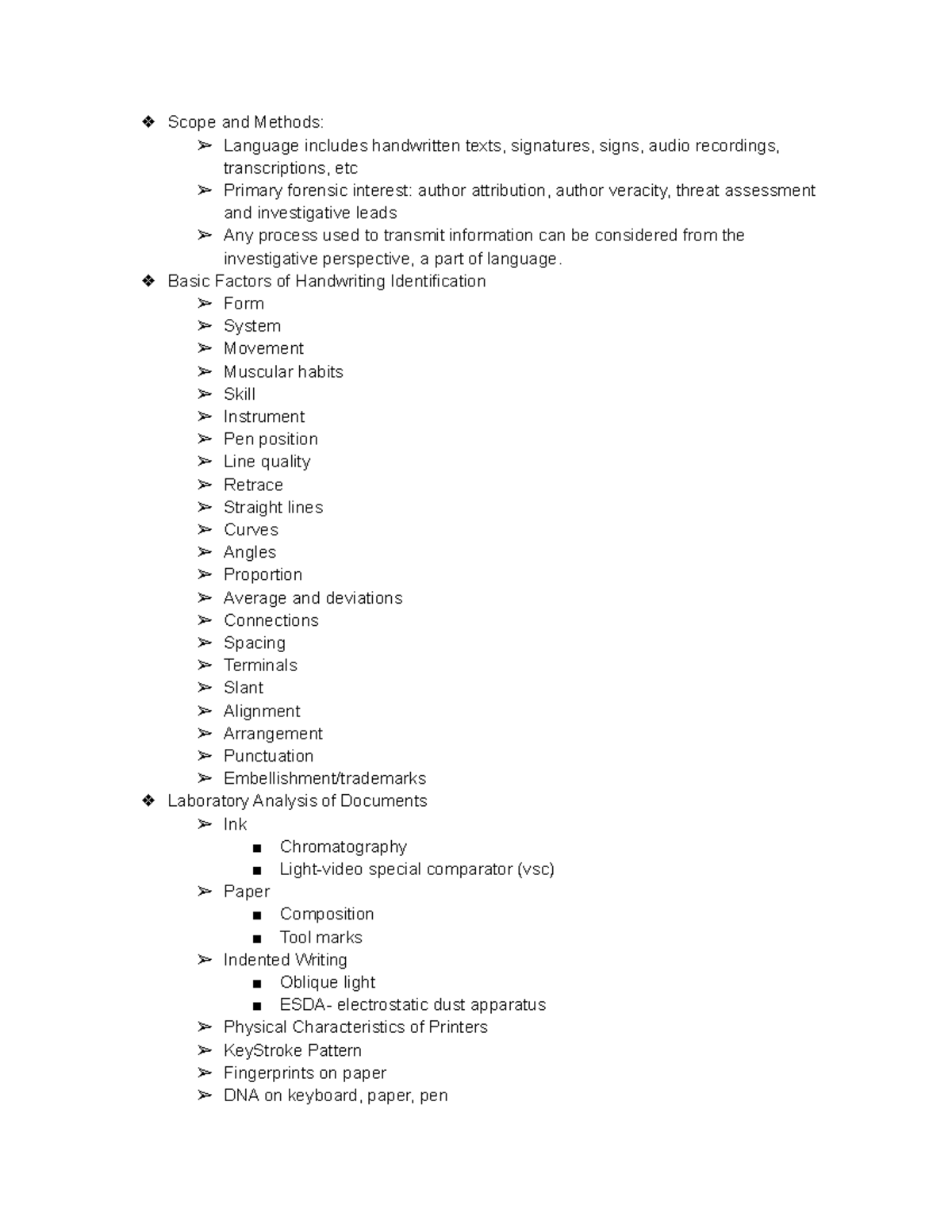 18 Language as Evidence - Scope and Methods: Language includes ...
