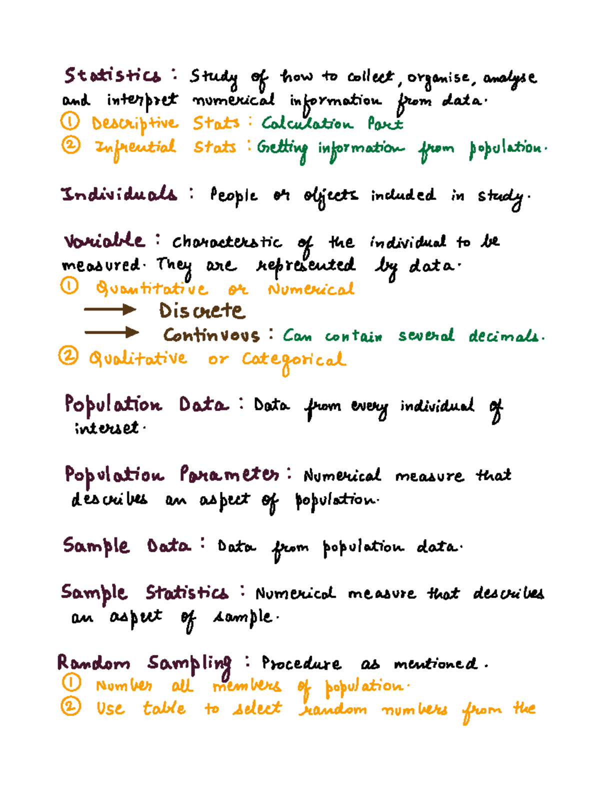Getting started - These notes will help you in quick revision before ...