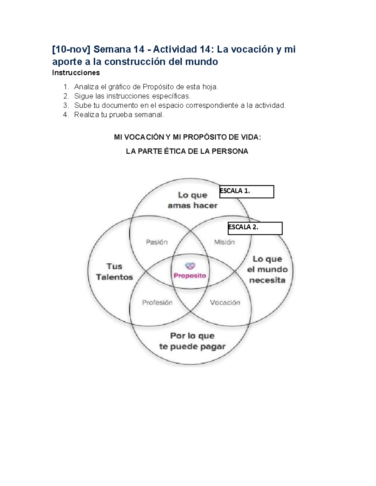 Actividad 14 conceptos y dilemas éticos - ESCALA 2. ESCALA 1. [10-nov ...