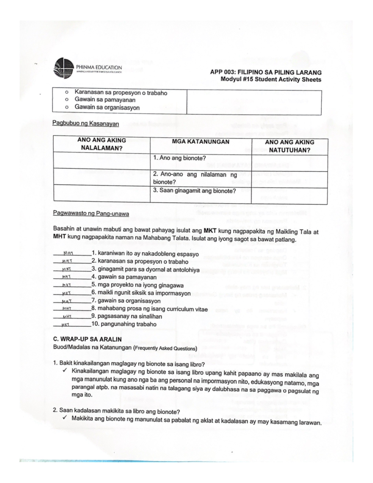 SAS 15 - Summary bs nursing - Studocu