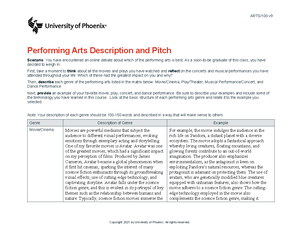 Arts100 v9 wk2 visual arts scavenger hunt matrix - ARTS/100 v Visual ...