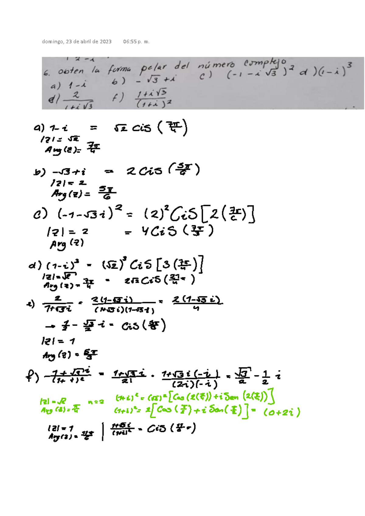 VC AX - EJERCICIOS RESUELTOS DE VARIABLE COMPLEJA - Variable Compleja - domingo, 23 de abril de ...