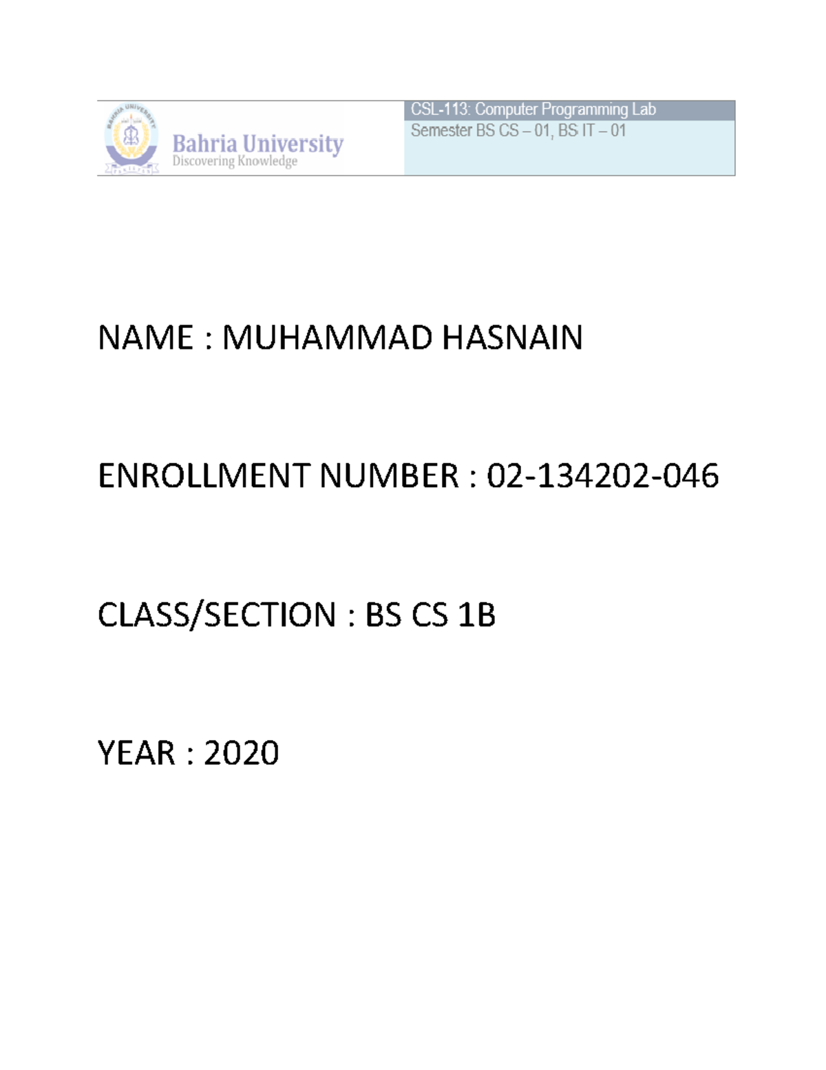 02 134202 046 7745884361 2010 2020 045651 pm - NAME : MUHAMMAD HASNAIN ...