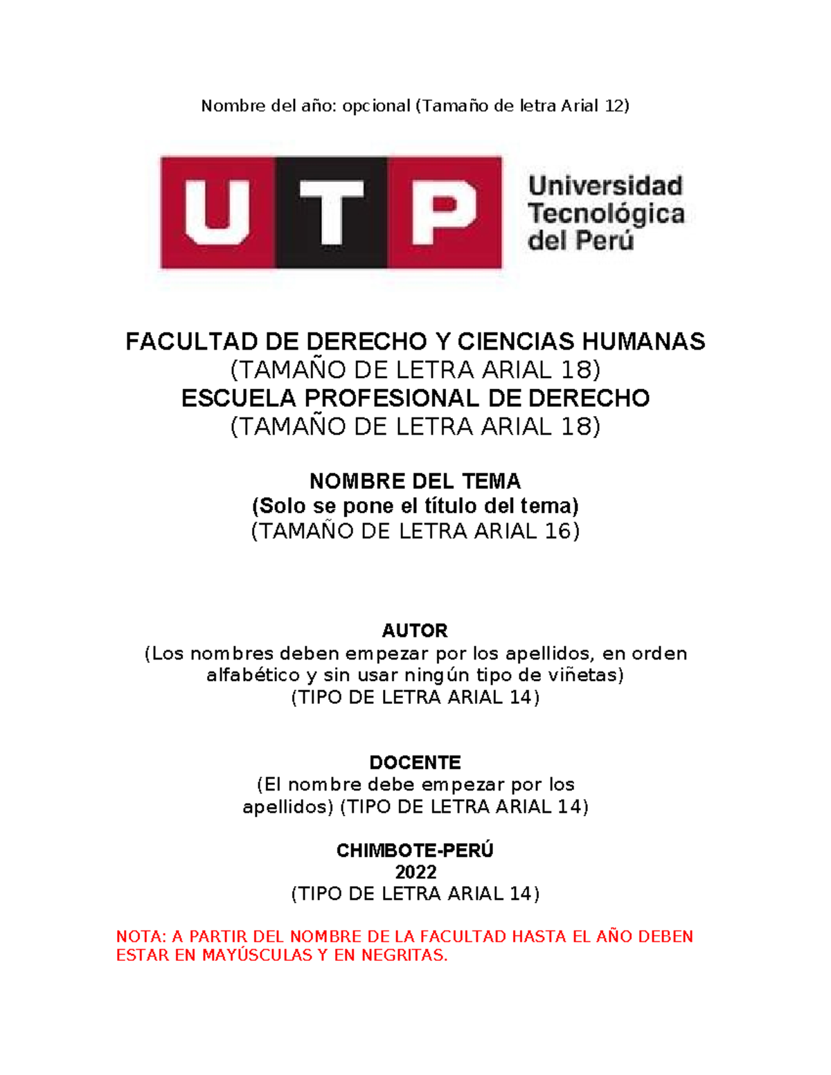 Formato-de-caratula-utp-actualizado - Nombre del año: opcional (Tamaño ...