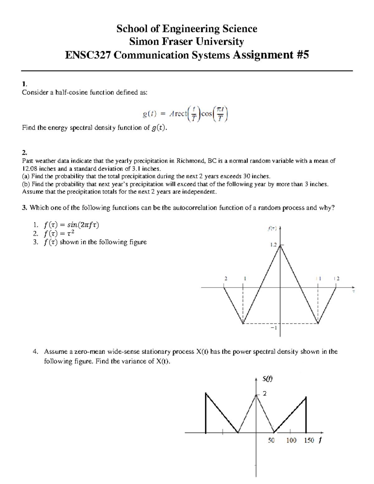 327-Assignment-5 - assignmnet 5 - School of Engineering Science Simon ...