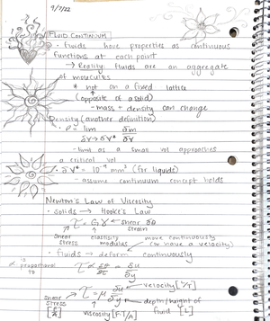 Definition of fluids - Definition of fluids: Fluid: A substance that ...