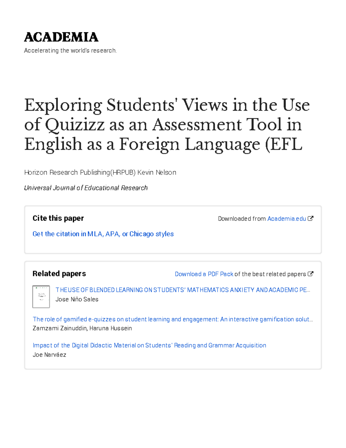 UJER32 19517253-with-cover-page-v2 - Accelerat ing t he world's ...