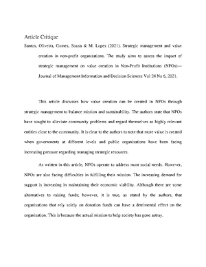 L01 Intro to Operations Mgmt - Lesson • The management of processes that transform inputs into ...