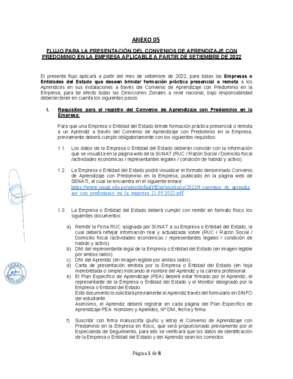 Anexo 05 - flujo del convenios de aprendizaje con predominio en la ...