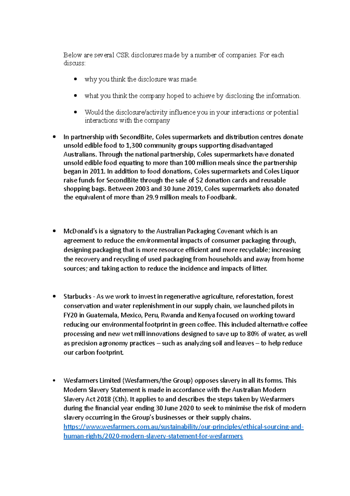 Tutorial for week 10 lecture-1 - BSB107 - QUT - Studocu