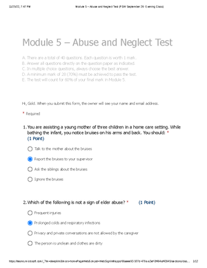 Assignments module 1 test Microsoft Teams - Points: 26/ Module 1 – PSW ...