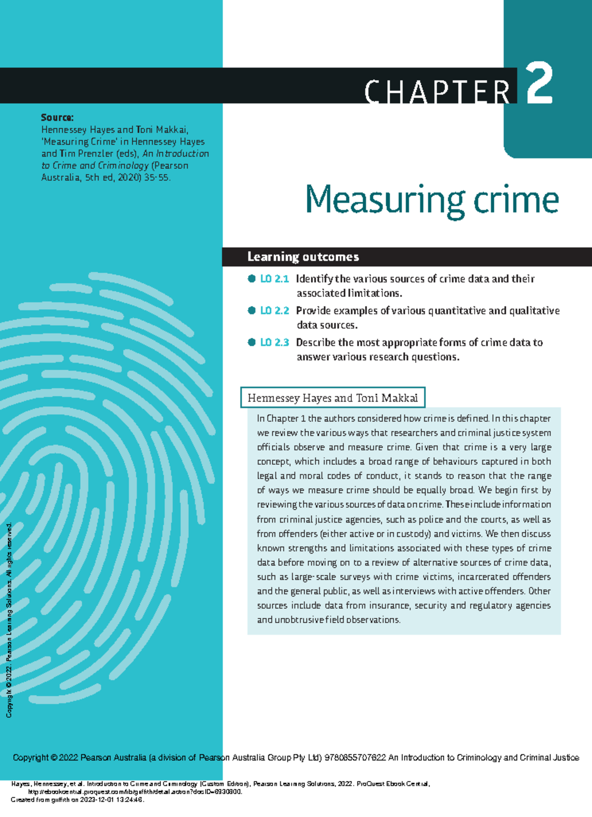 Introduction to Crime and Criminology (Custom Edit - Measuring crime ...
