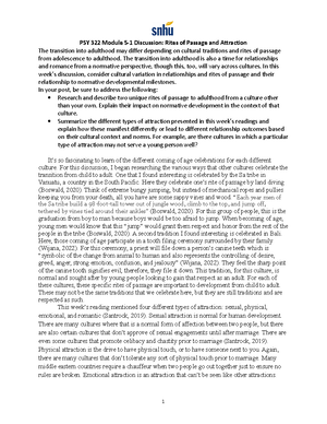 HRM 225 Module 1-1 Discussion - I am currently majoring in Psychology ...