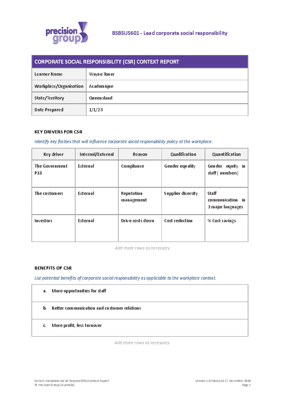 1b SUS601-Corporate-Social-Responsibility-Context-Report-Template ...