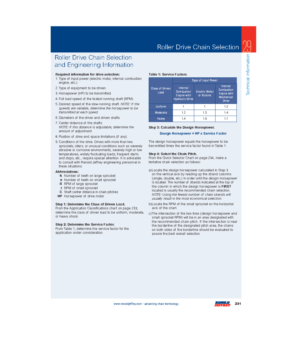 How-to-select-a-chain - Roller Drive Chain Selection Technical ...