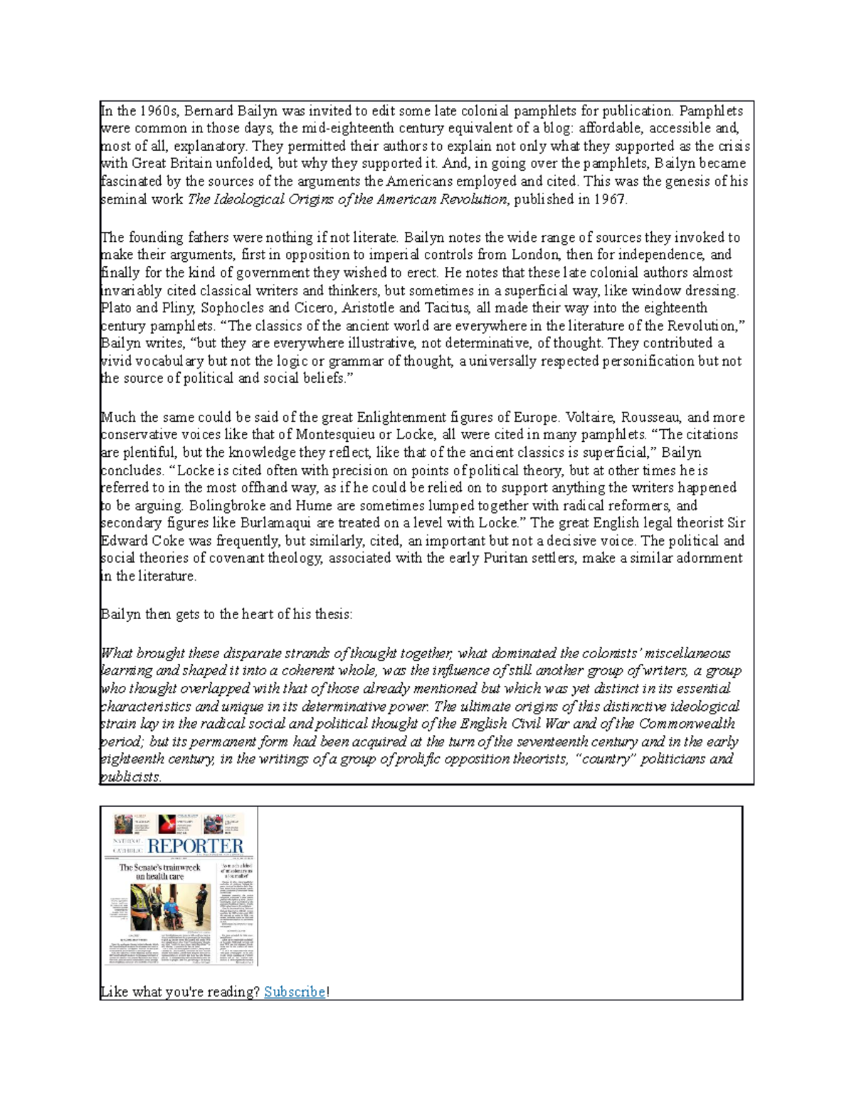 The Ideological Origins of the American Revolution 2 - In the 1960s ...