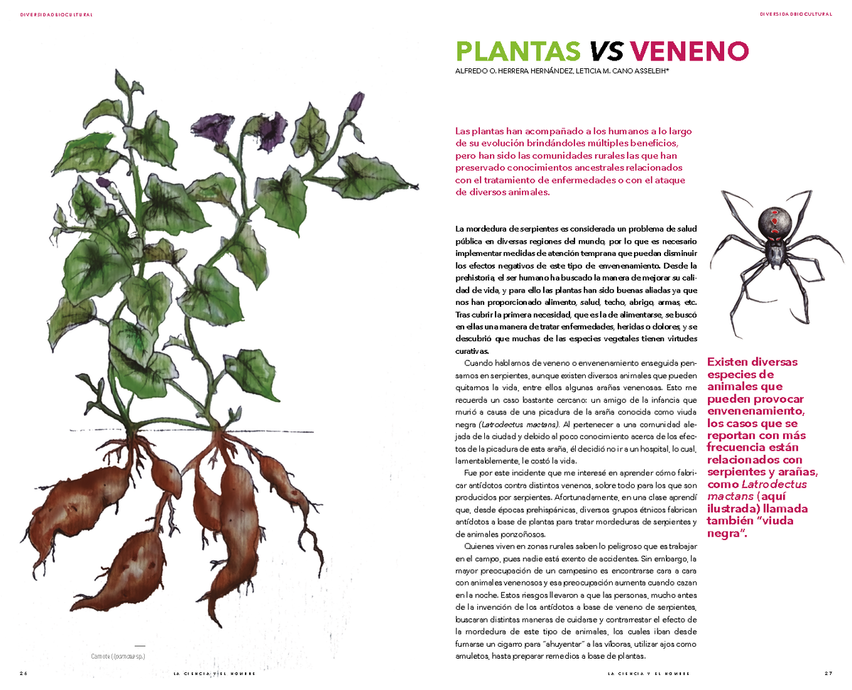04 plantas veneno - Bioquimica - UJAEN - Studocu