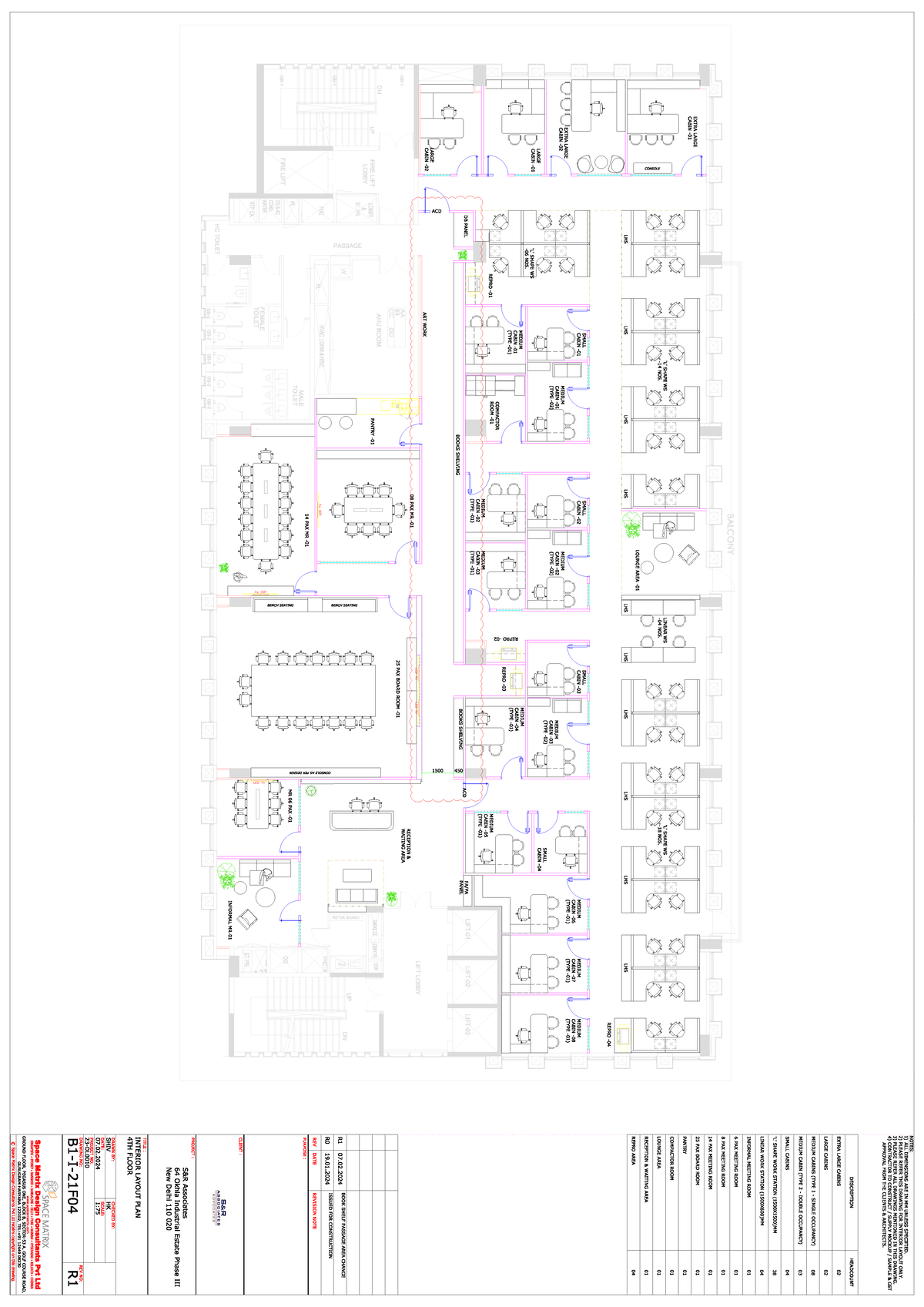 B1-I-21F04 Interior Layout Plan R1 (1) (003) B1-I-21F04 (1 - Interior ...